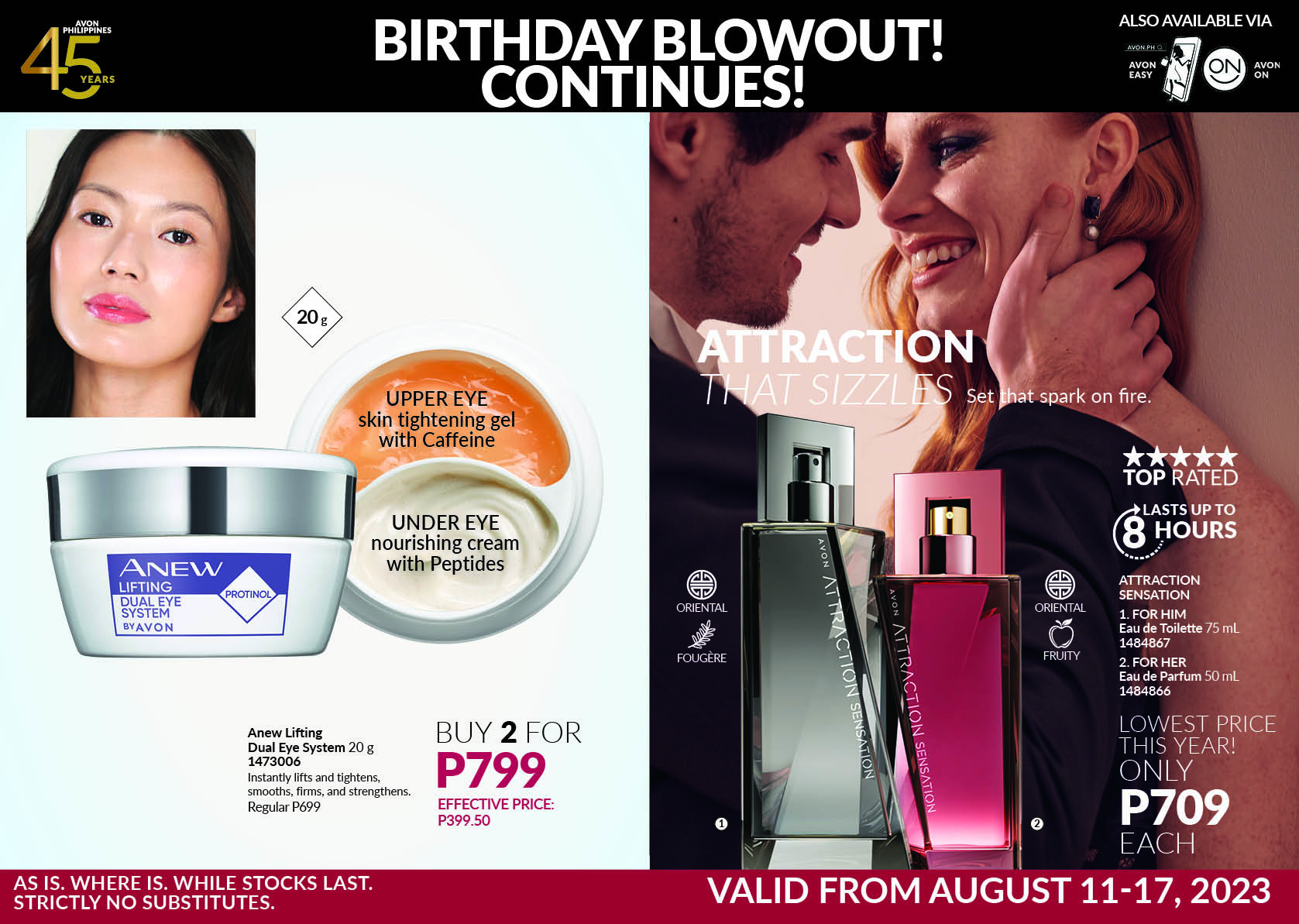 Grab your shopping list and shop in the branch or via Avon ON app to save big on your favorite ...